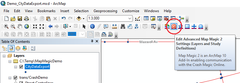 Map Magic 2 For Arcmap Initial Login And Advanced Settings Configuration Pd Programming Inc 6544