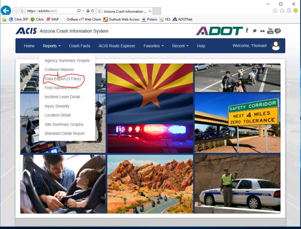 Obtaining crash data from the Arizona ACIS portal – Pd' Programming, Inc.