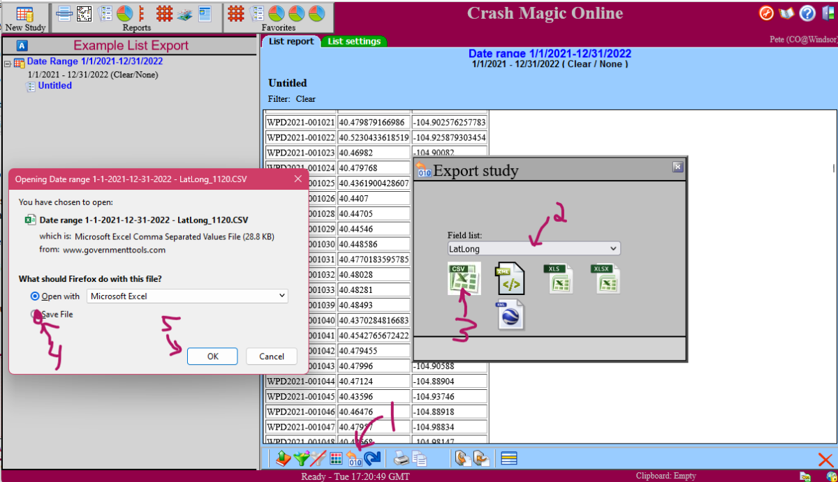 Export a list of fields – Pd' Programming, Inc.