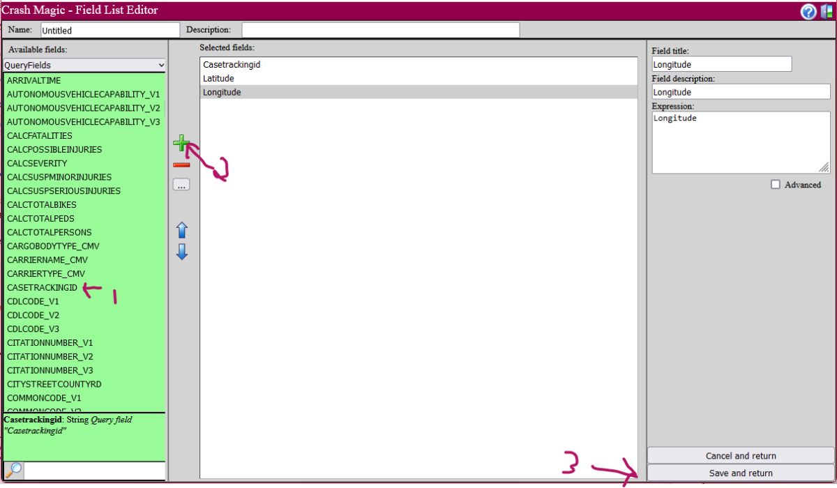 Export a list of fields – Pd' Programming, Inc.